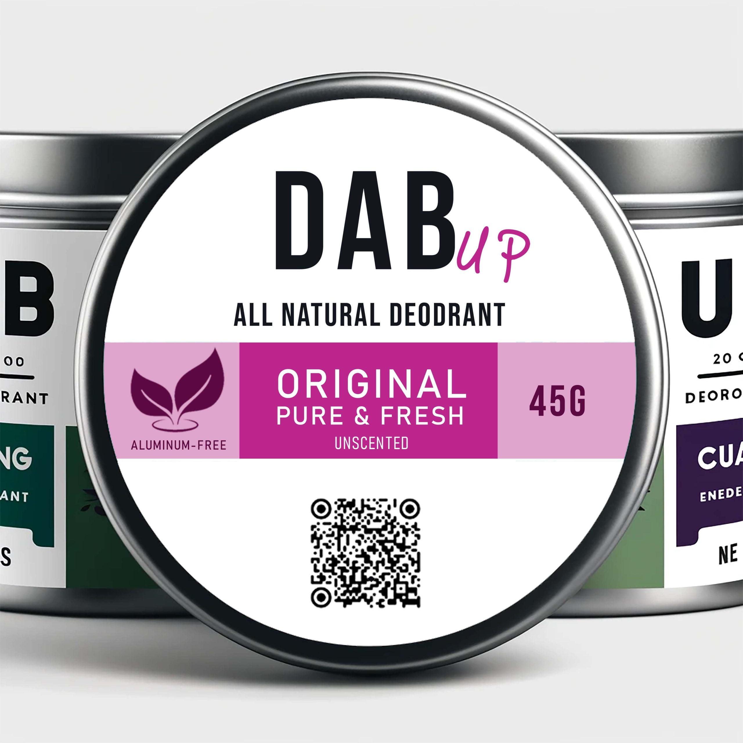 Dab Up - Natural Aluminum-Free Deodorant 45g - Community Roots
